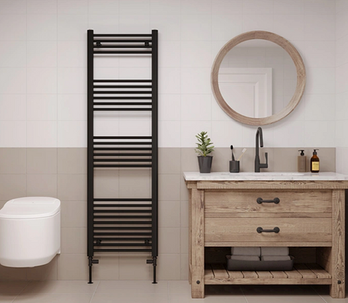Straight Ladder Towel Rails | UK Radiators