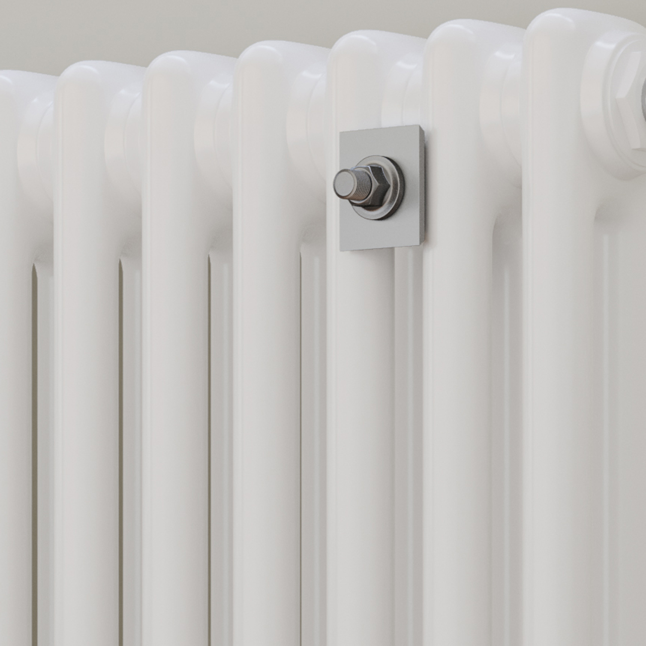 Natural Pewter Radiator Wall Stays | Free Delivery | UK Radiators