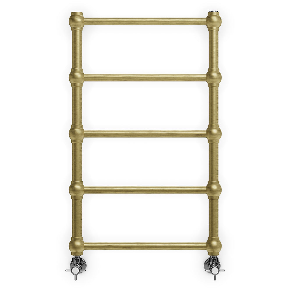 Brass Towel Radiators - H800mm x W504mm - Retro | UK Radiators