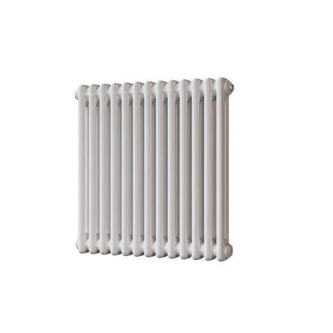 White Column Radiator H600mm x W592mm 2 Column - Alpha | UK Radiators
