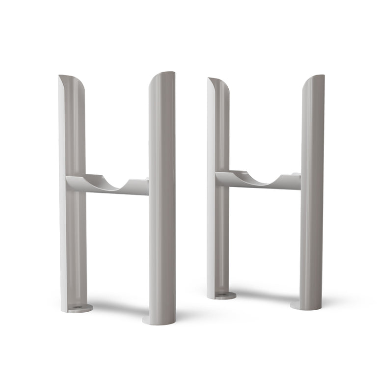 Column Radiator Feet - 3 Column White - Alpha | UK Radiators