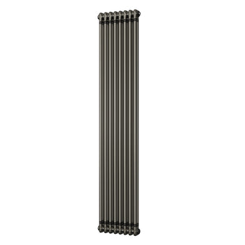 Raw Metal Vertical Column Radiator H1800mm x W372mm 2 Column - Alpha ...
