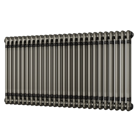 Raw Metal Column Radiator H600mm x W1164mm 2 Column - Alpha | UK Radiators