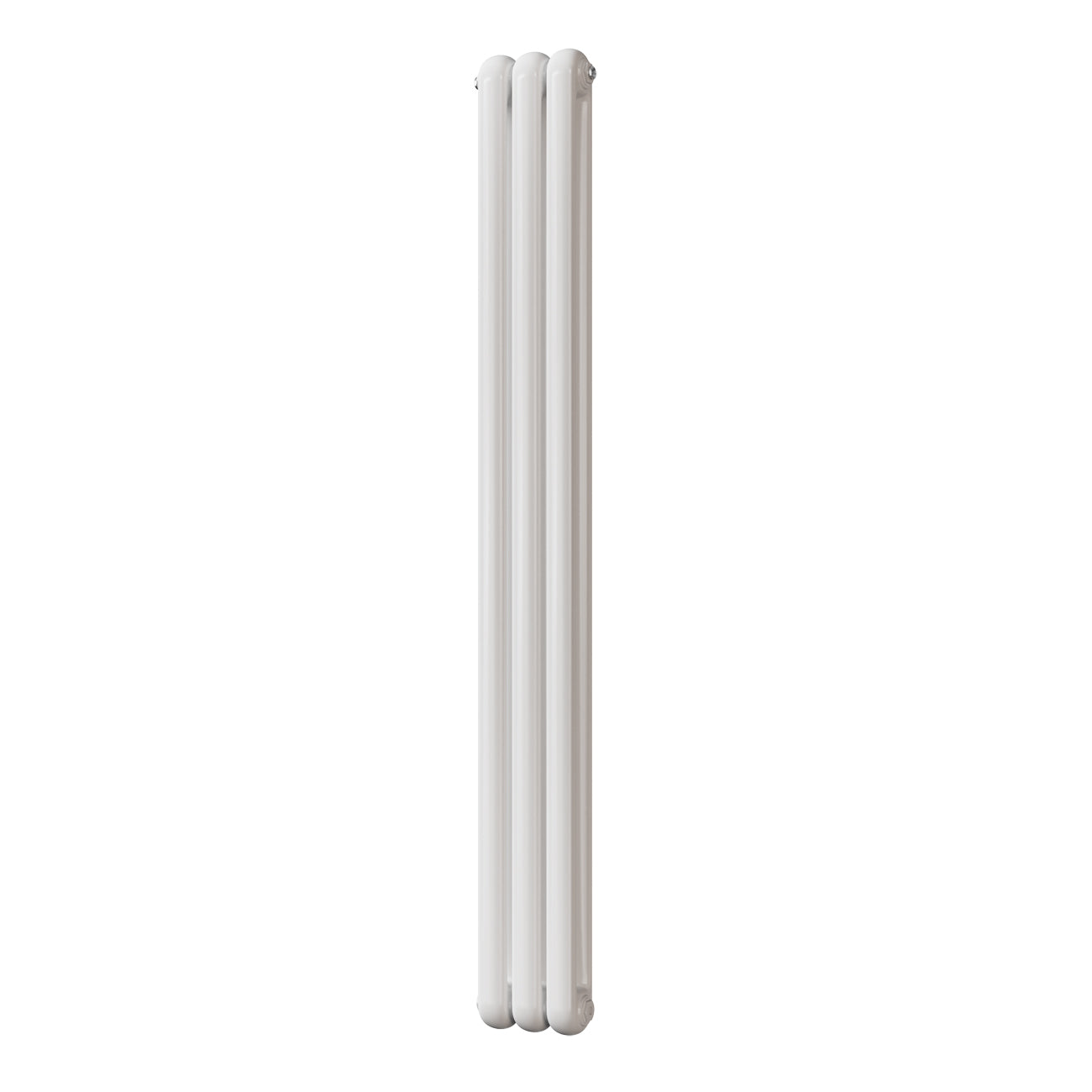 White Vertical Round Top Column Radiator H1800mm x W229mm 2 Column ...