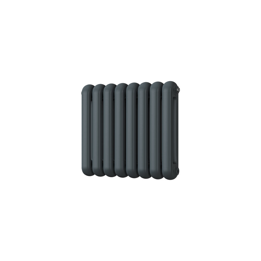 Anthracite Round Top Column Radiator H500mm x W576mm 2 Column ...