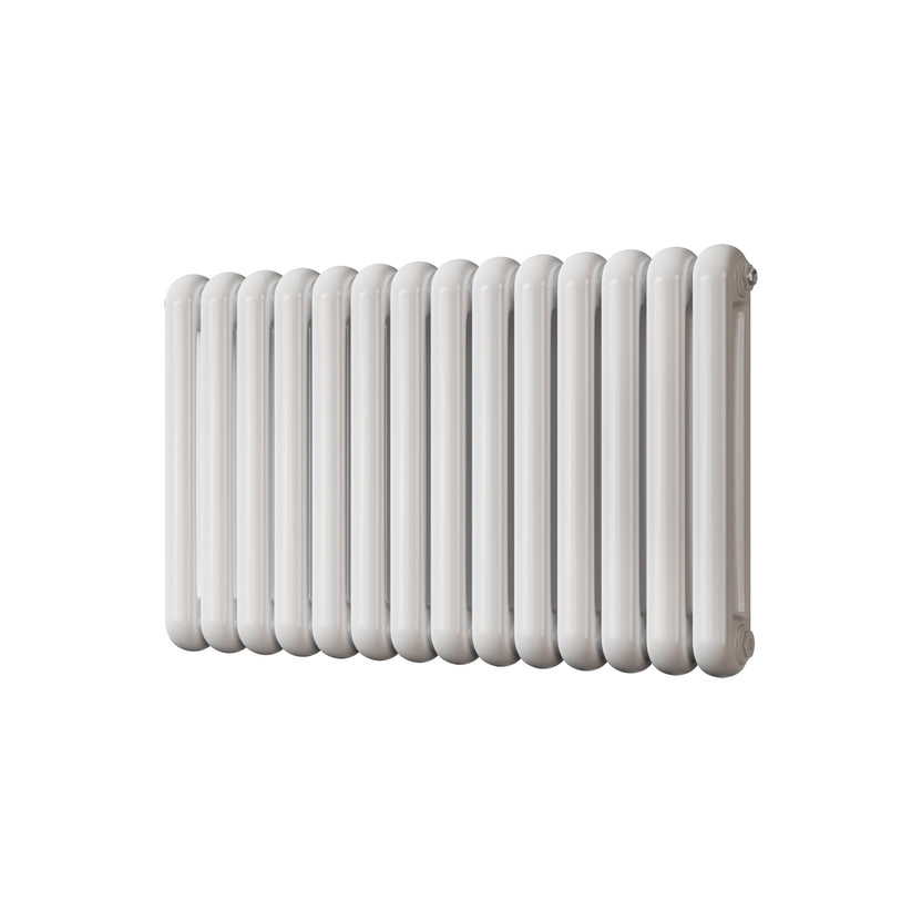 White Round Top Column Radiator H600mm x W993mm 2 Column - Sherwood ...