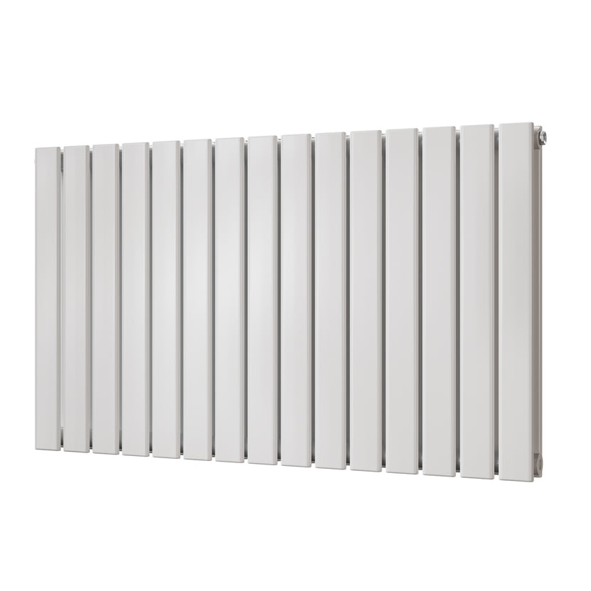 White Horizontal Radiator H600mm x W1020mm Double Panel - Typhoon | UK ...