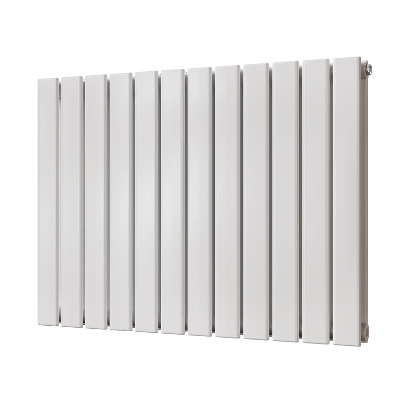 White Horizontal Radiator H600mm x W816mm Double Panel - Typhoon | UK ...